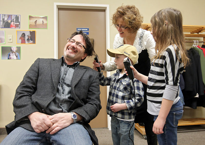 Shaved head raises cash for good cause – Brandon Sun