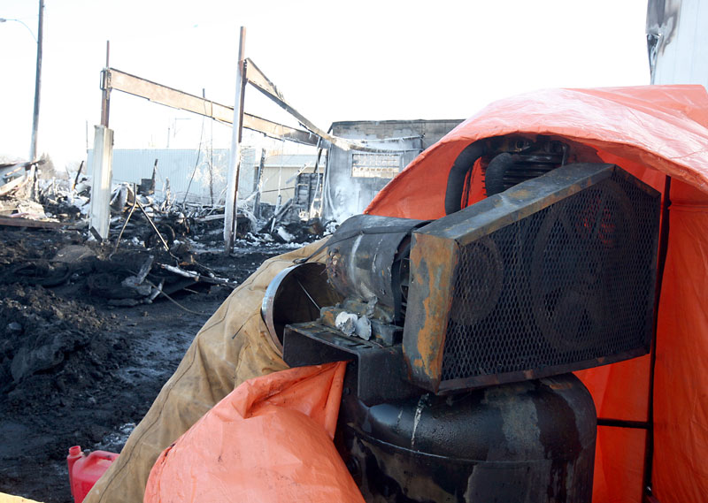 Compressor motor started fire – Brandon Sun