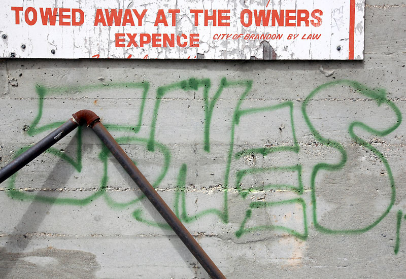 No arrests during graffiti spree – Brandon Sun