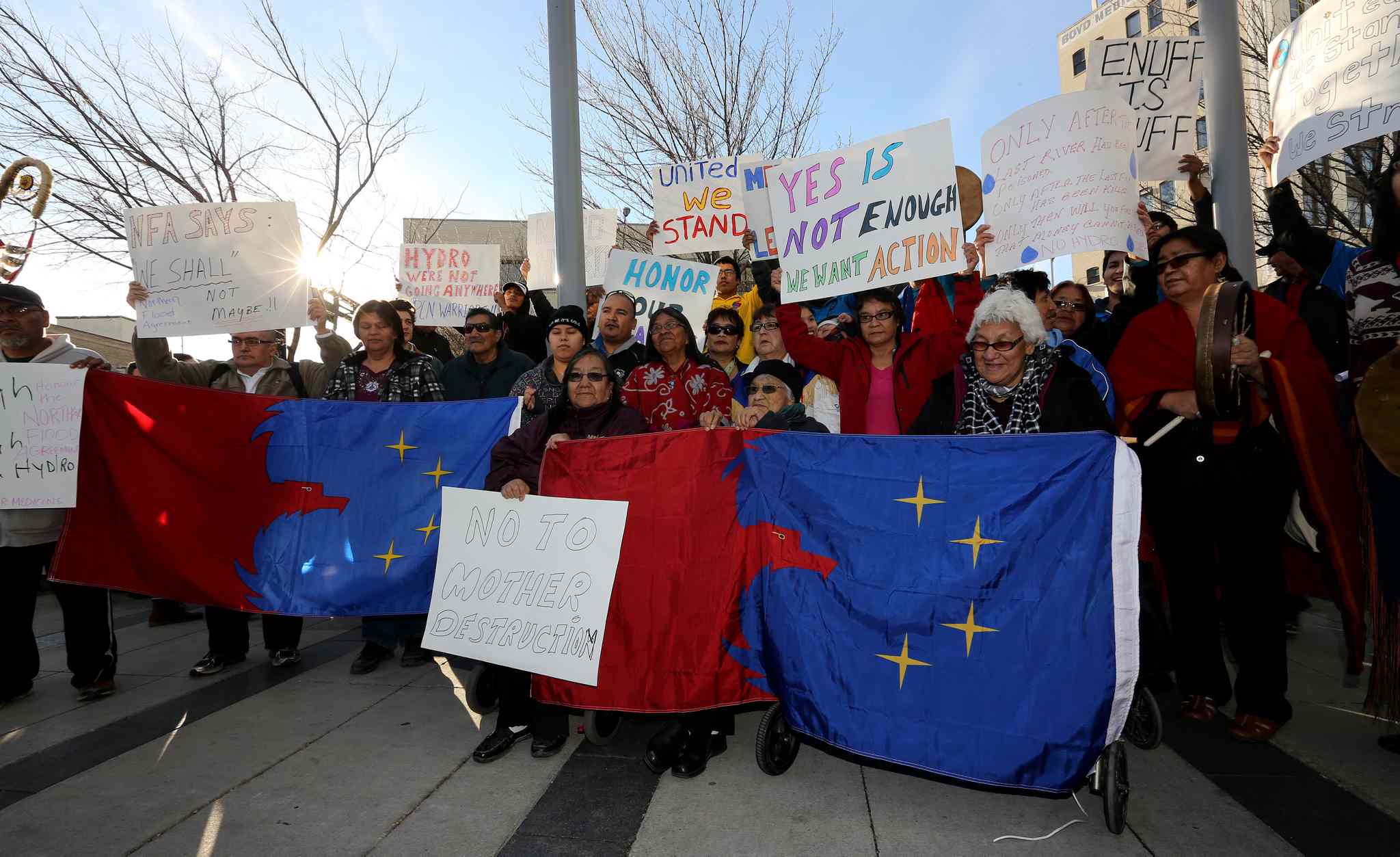 First Nation brings Hydro protest to HQ – Brandon Sun
