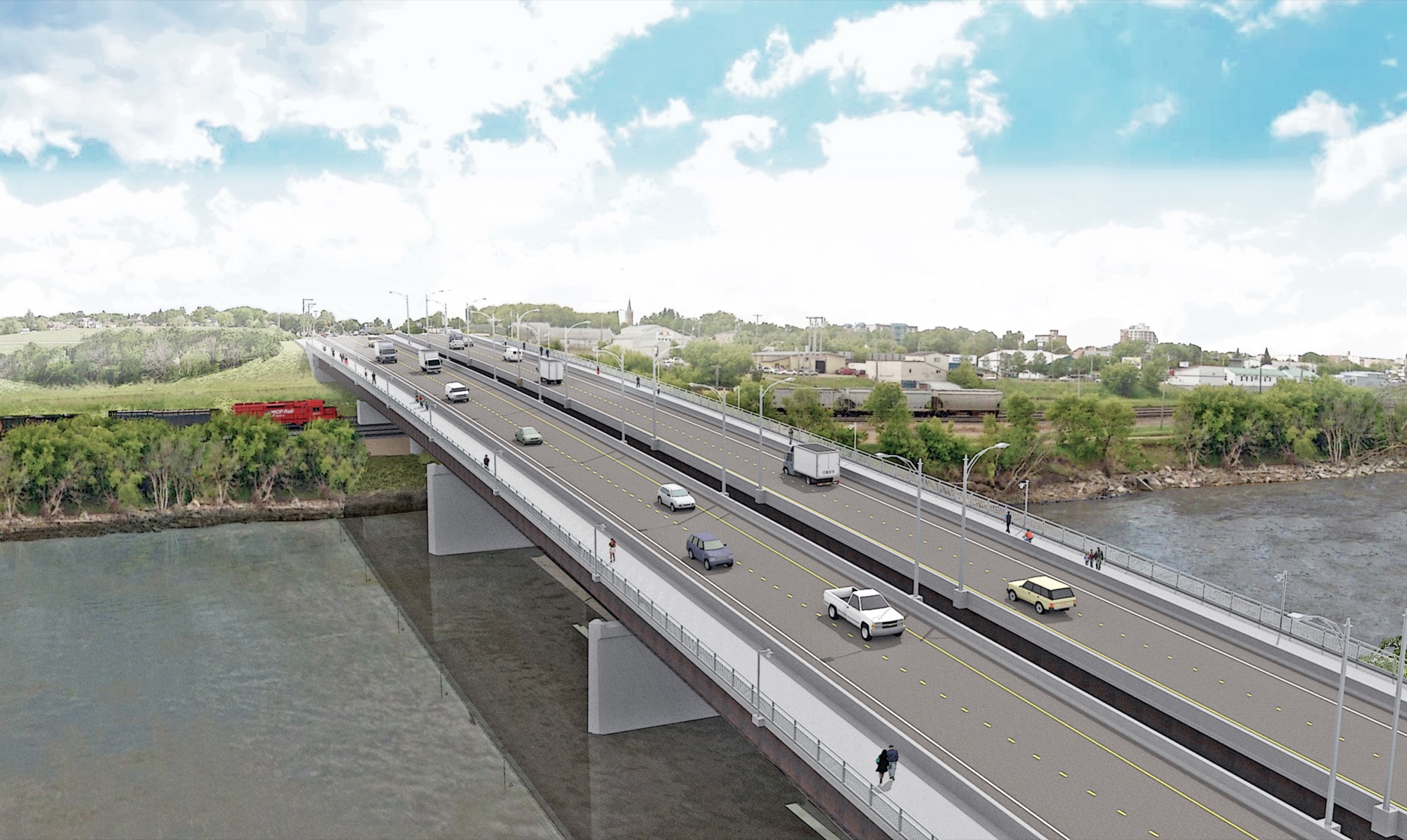 First look at new First Street bridge – Brandon Sun
