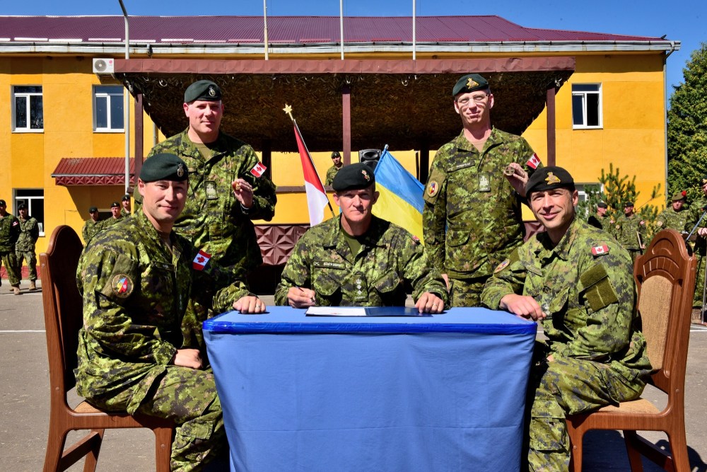 Niven takes command of Ukraine training mission – Brandon Sun