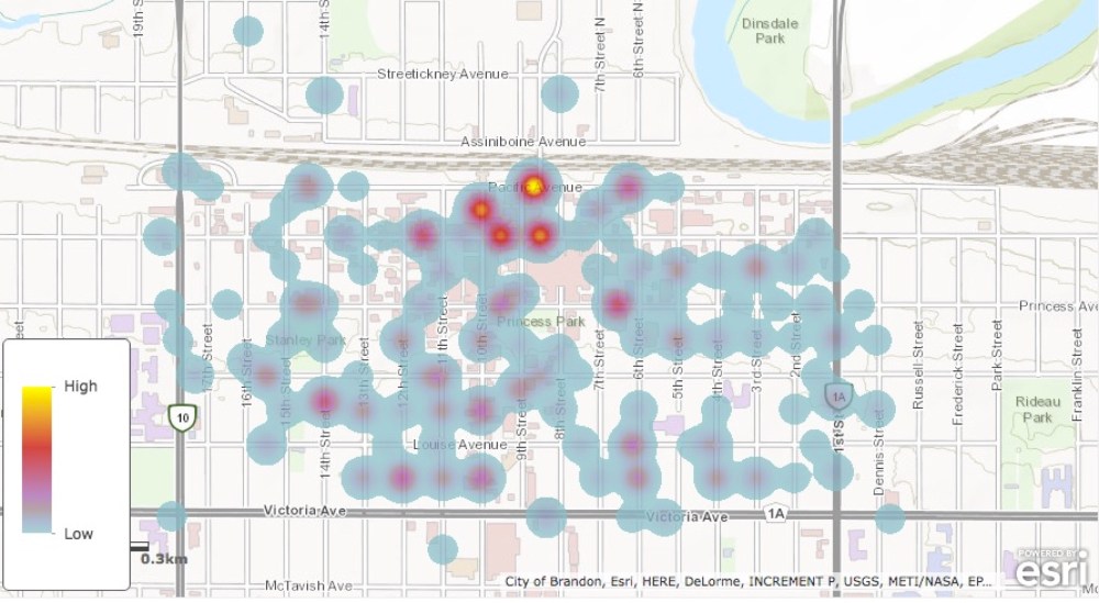 Eighth Street bridge area home to crime hot spots – Brandon Sun