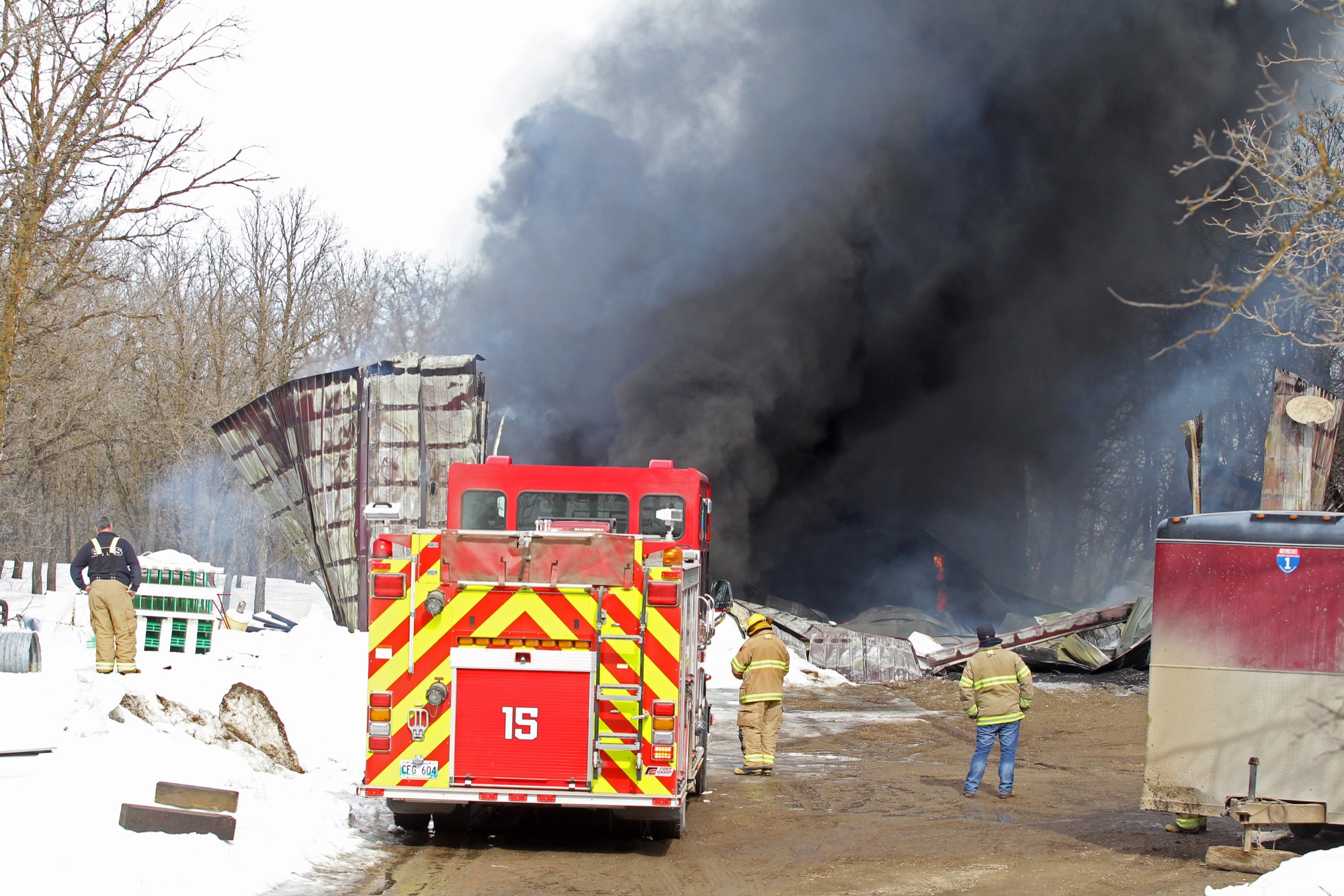 Damage pegged at $450K after machine shed blaze – Brandon Sun