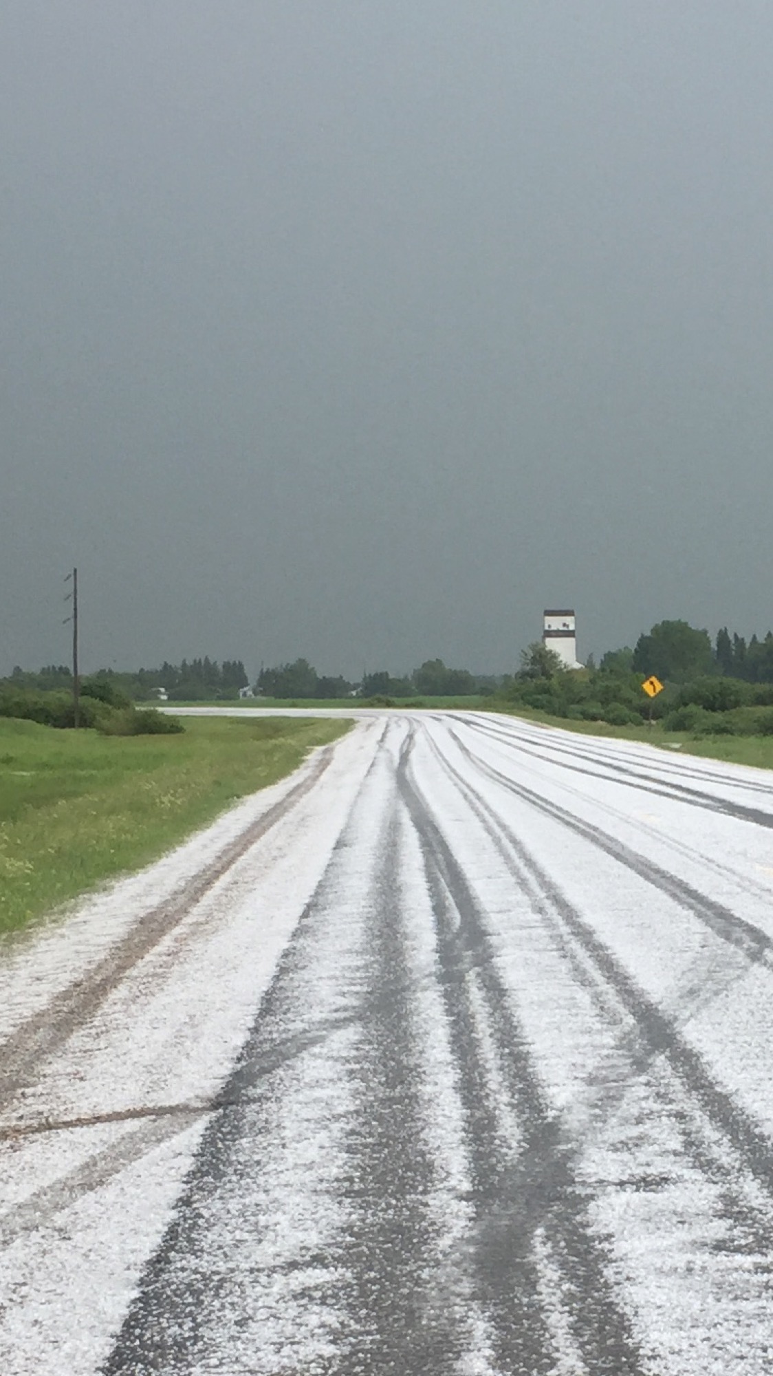 Sunny skies one minute, hail the next: Woman describes extreme weather ...