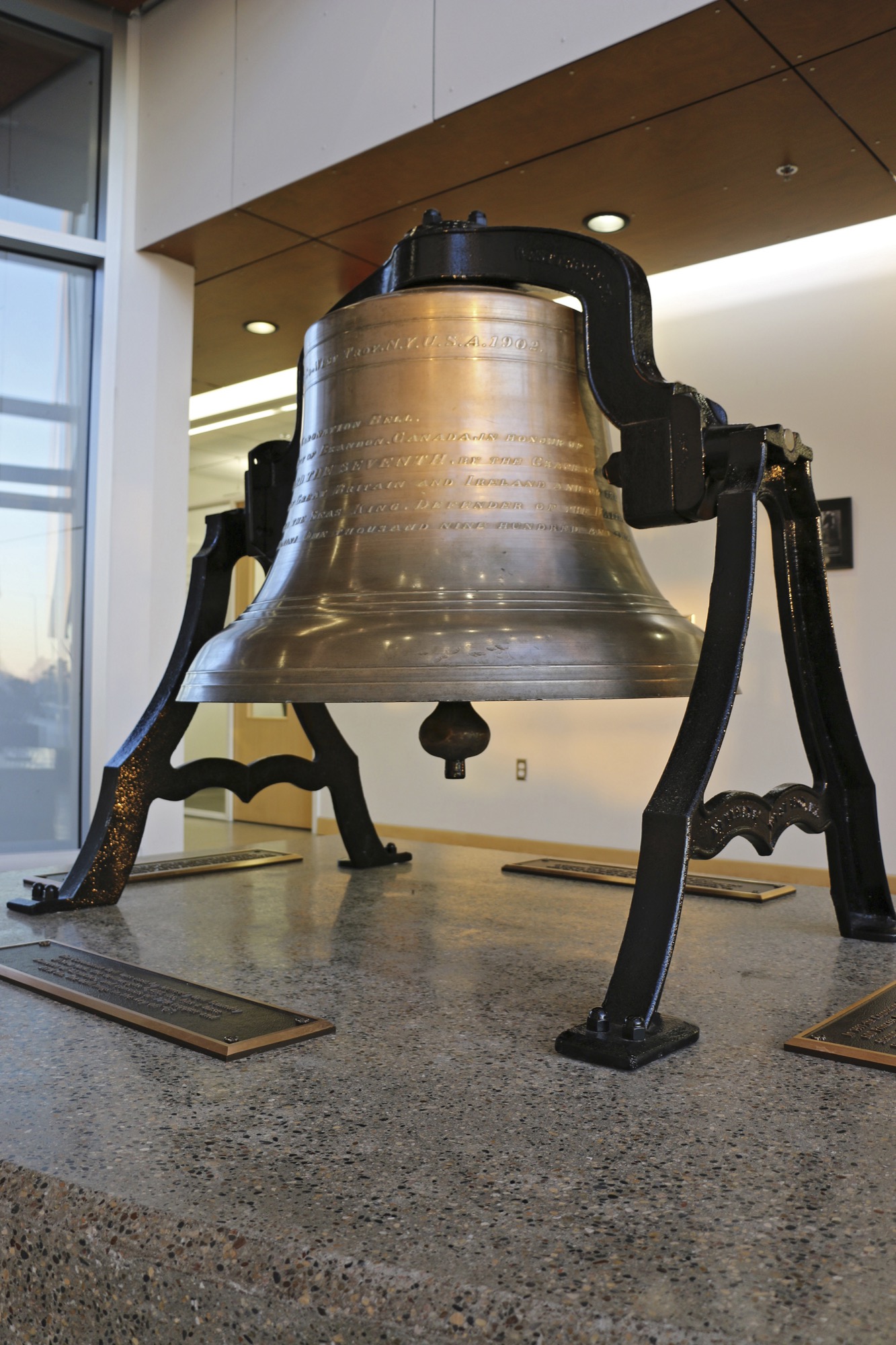 Coronation Bell on display at Brandon’s No. 1 Fire Hall – Brandon Sun