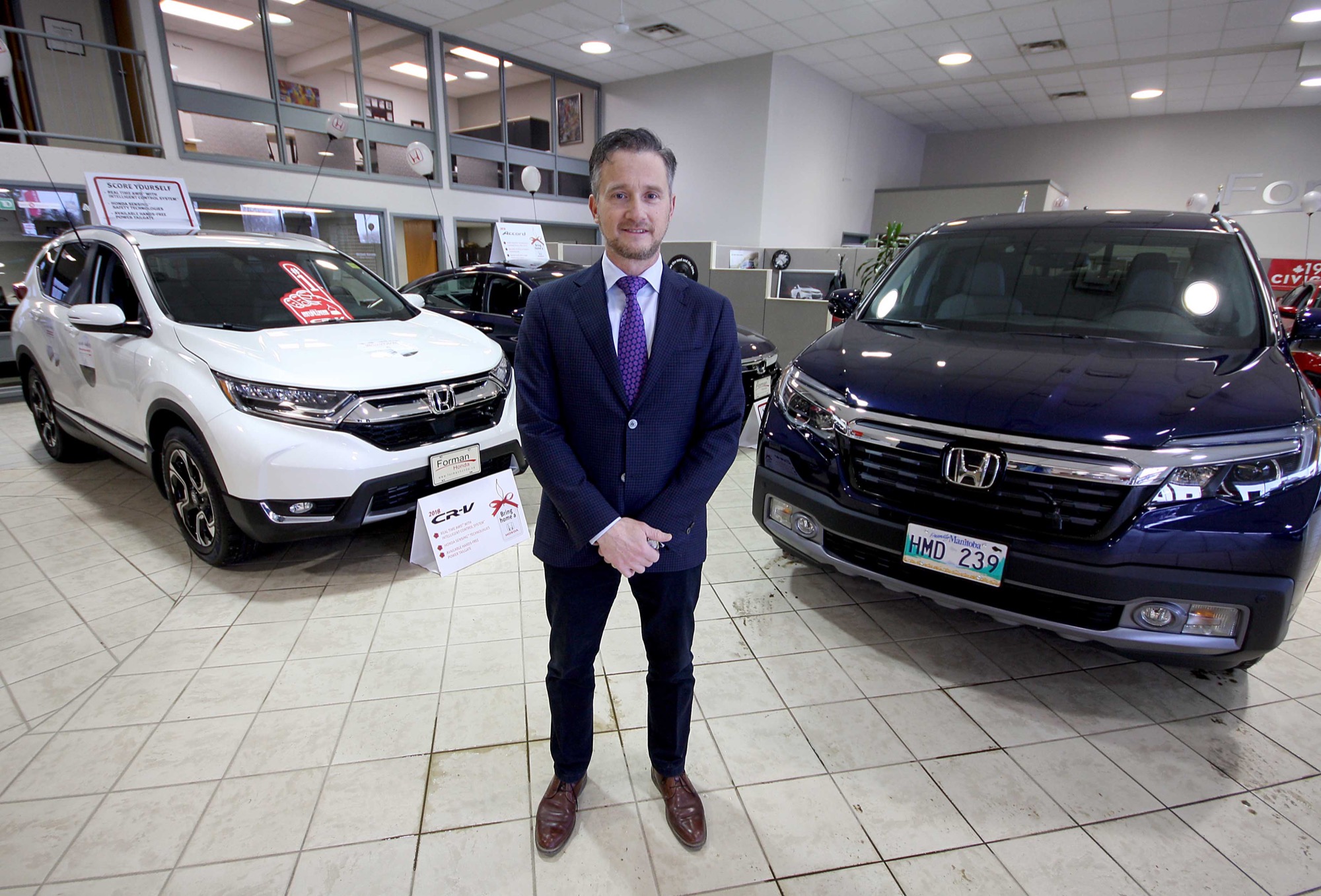 Rides — Sales record for Forman Honda – Brandon Sun