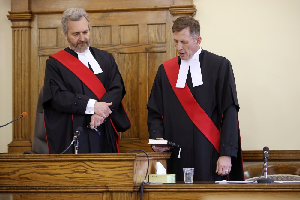 Abel sworn in as judge – Brandon Sun