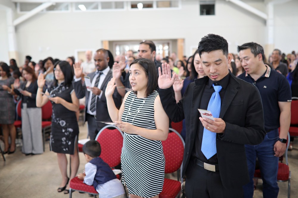Citizenship ceremony for new Canadians marks end of emotional journeys ...