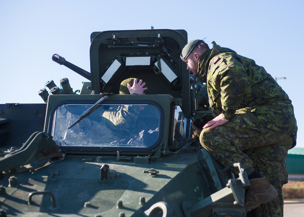Learning to drive a light armoured vehicle – Brandon Sun
