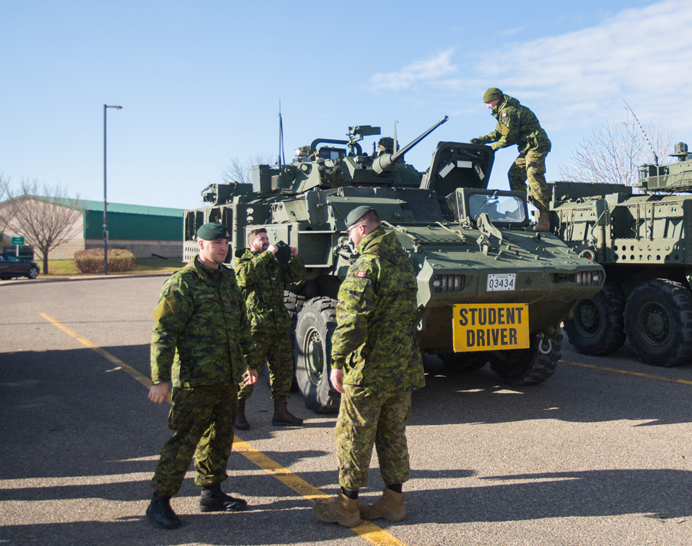 Learning to drive a light armoured vehicle – Brandon Sun