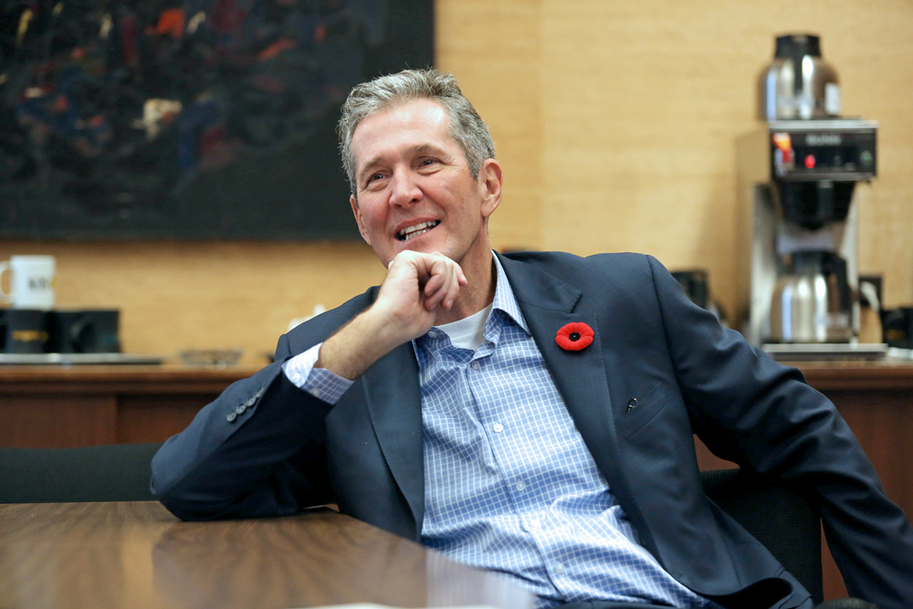 Q&A with Premier Brian Pallister – Brandon Sun