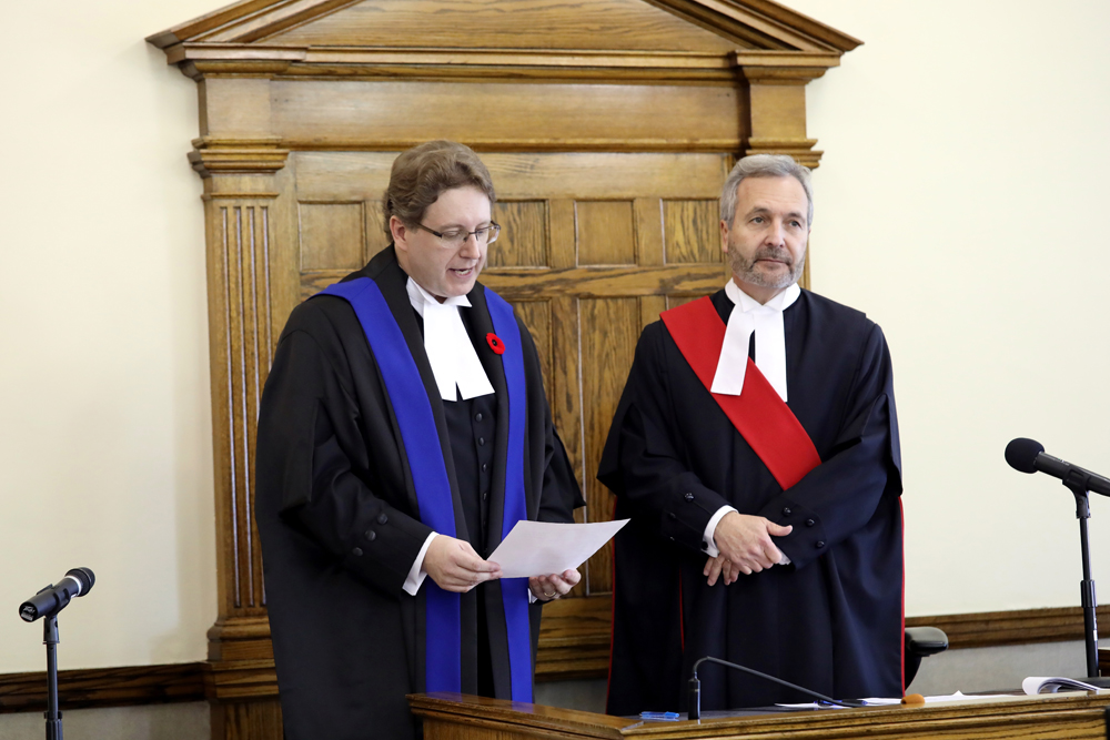 Patterson sworn in as master – Brandon Sun