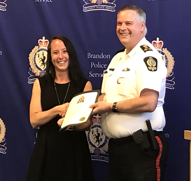 Local hero receives award – Brandon Sun