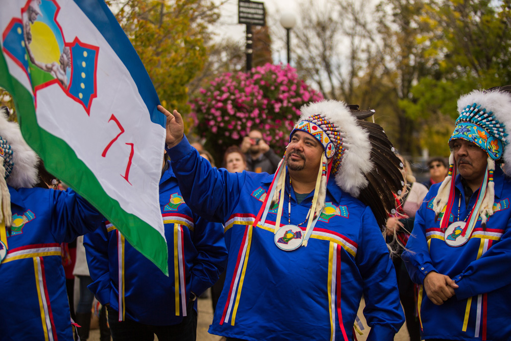 Flag ceremony show of solidarity – Brandon Sun