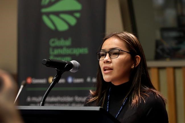 Indigenous water activist Autumn Peltier speaks at UN sustainability ...