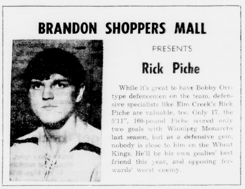 Piche remains proud of Wheat Kings ties – Brandon Sun