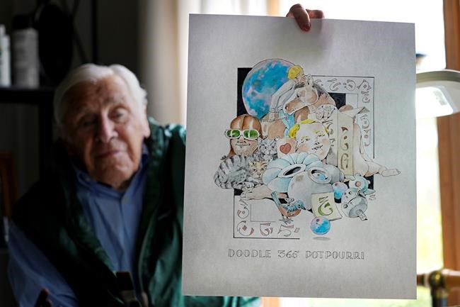 88-year-old artist finishes year of pandemic ‘daily doodles’ – Brandon Sun