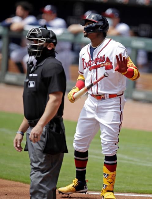 Braves’ Ronald Acuña jams left ankle, avoids serious injury – Brandon Sun
