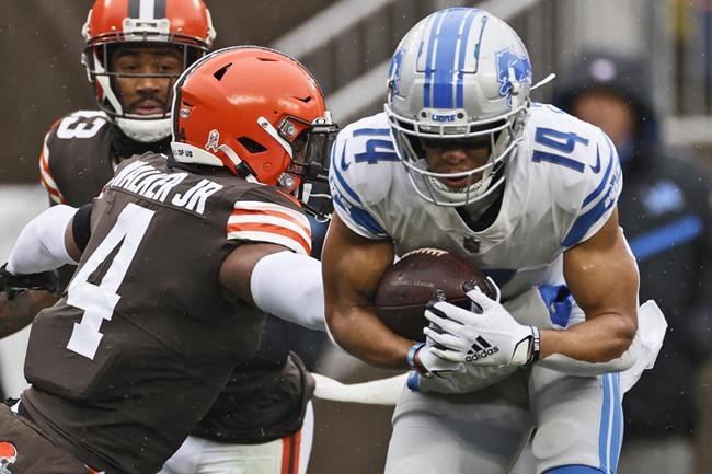 Chubb runs for 130, Browns hold off winless Lions 13-10 – Brandon Sun