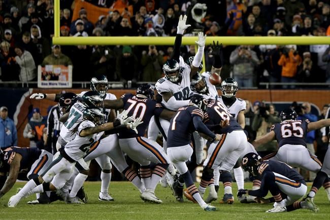NFL rules Cody Parkey’s missed field goal was blocked – Brandon Sun