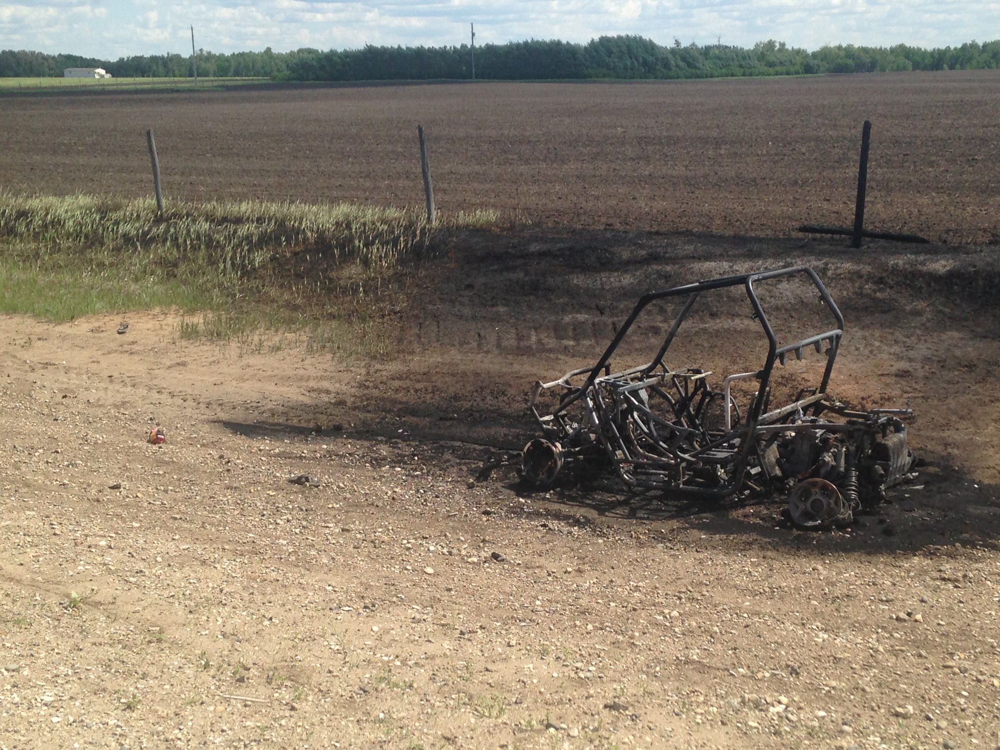 One person taken to hospital following ATV fire – Brandon Sun