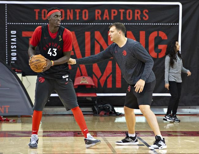 Raptors’ first practice in four months had a “first day of school ...