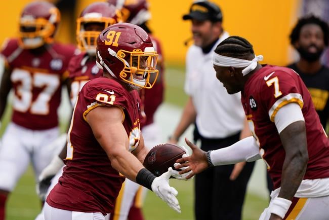 Washington’s Haskins shows signs of growth as a leader – Brandon Sun