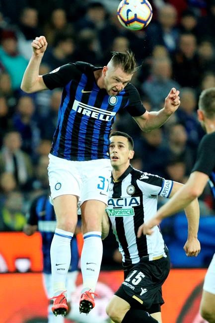 Inter draws at Udinese and risks Serie A 3rd place – Brandon Sun
