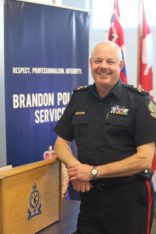 Lunch with Police Service Chief Keith Atkinson – Brandon Sun