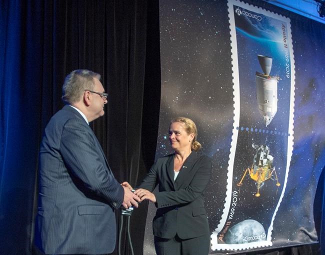Stamps mark Canadian contribution to Apollo 11 moon mission as 50th ...