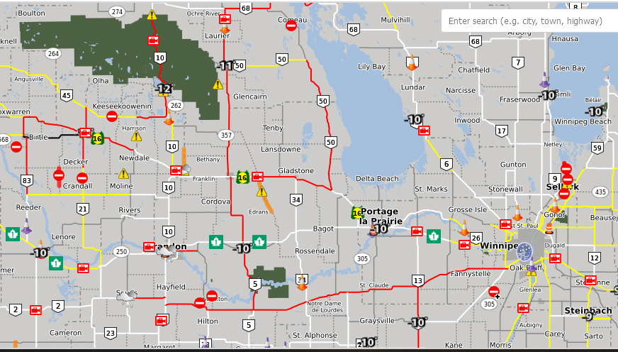 WEATHER UPDATE: Roads slowly re-opening – Brandon Sun