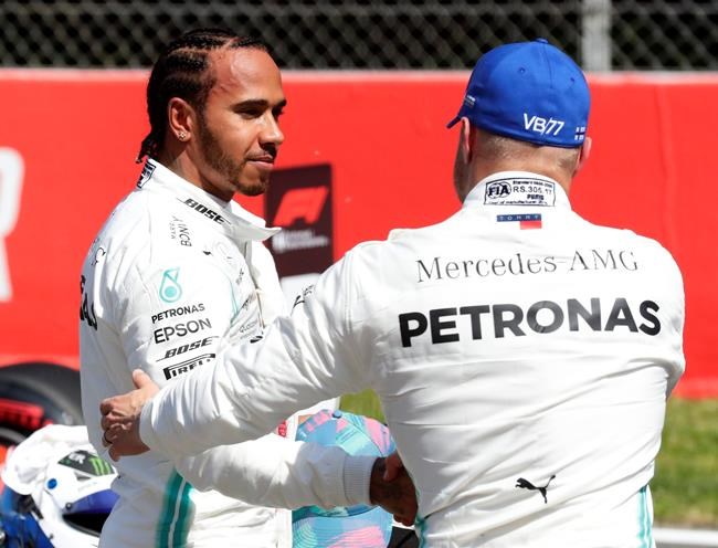 Bottas takes pole at Spanish GP ahead of Hamilton – Brandon Sun