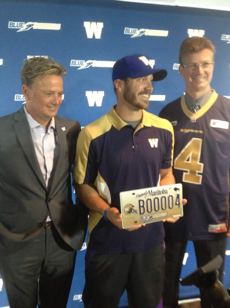 New Bombers licence plate available next week – Brandon Sun