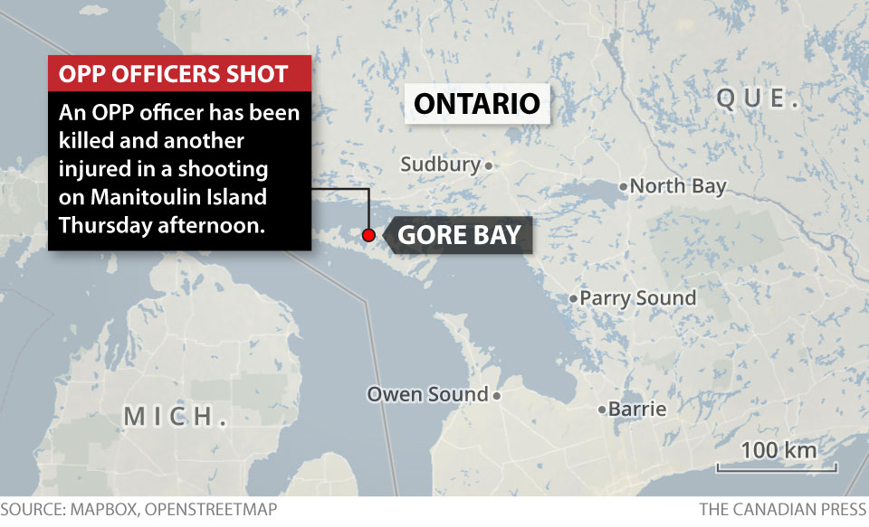 OPP officer and civilian dead after shooting on Manitoulin Island ...