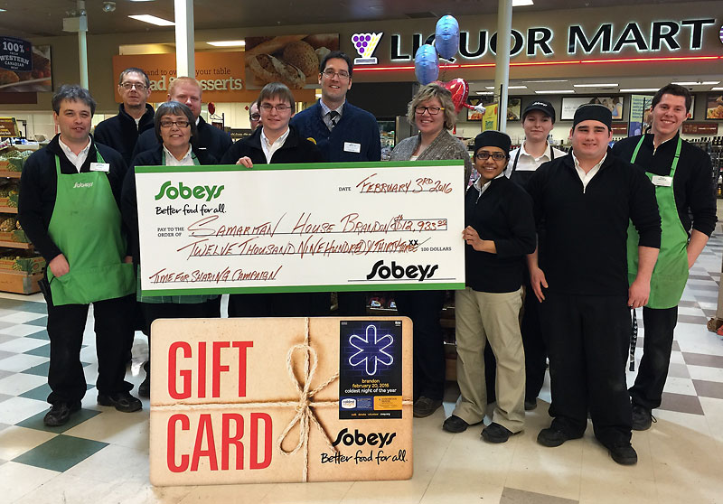 Big Sobeys boost for Samaritan House – Brandon Sun