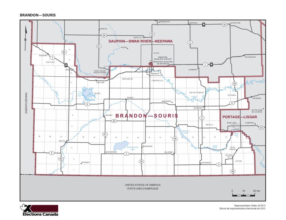 Fate of federal ridings in commission’s hands – Brandon Sun