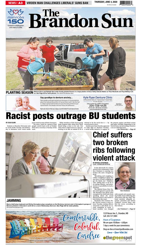 Sun Burst for June 4, 2020 – Brandon Sun