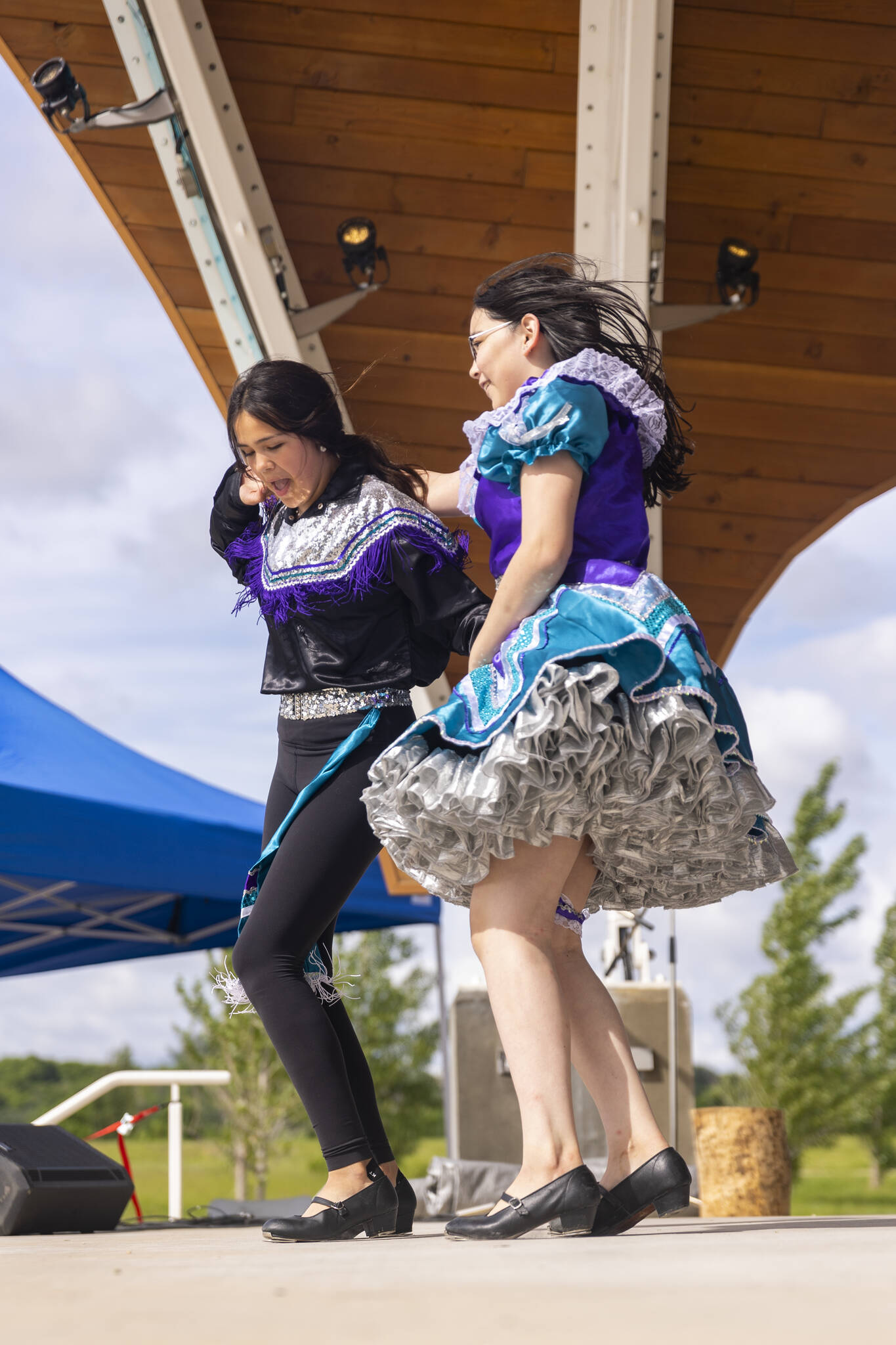 D-Town Steppers back dancing the Red River Jig – Brandon Sun