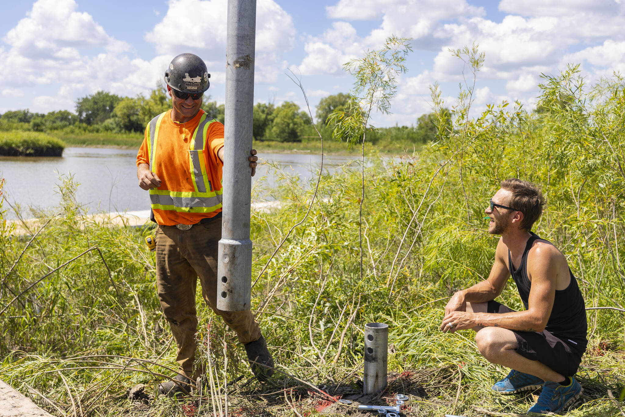 Riverbank canoe, kayak launch installed – Brandon Sun