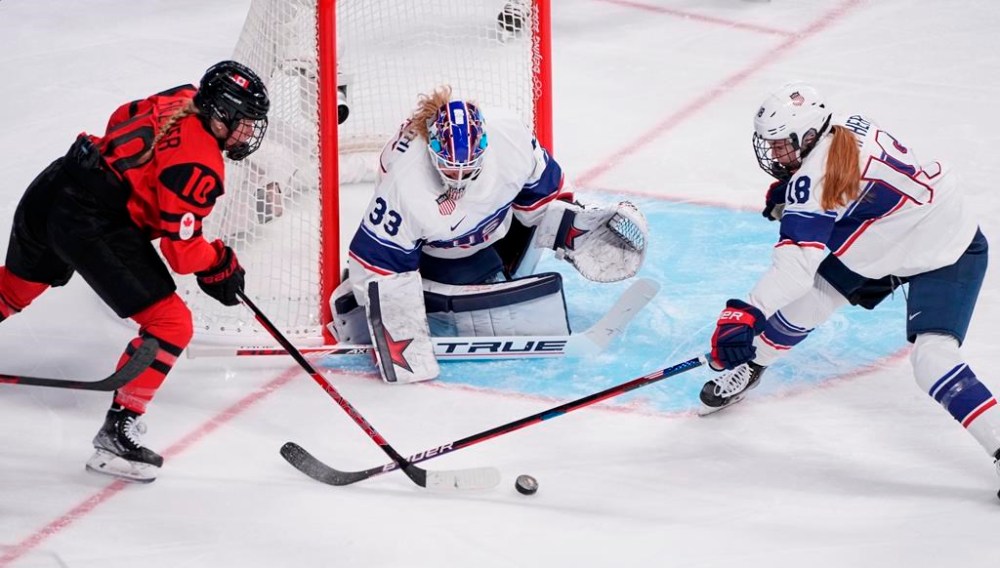 Canada’s Poulin, Fillier each score four goals in world warmup win over ...
