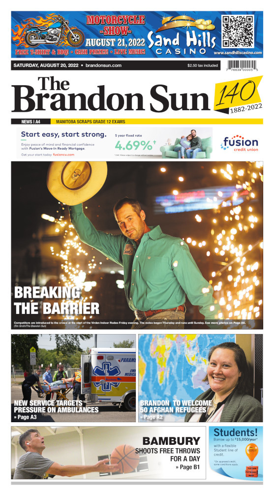 Sun Burst for Aug. 20, 2022 – Brandon Sun