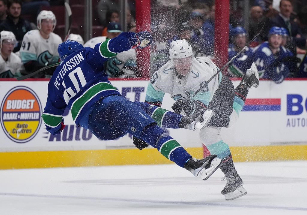Donato scores in OT as Seattle Kraken edge Vancouver Canucks 4-3 ...