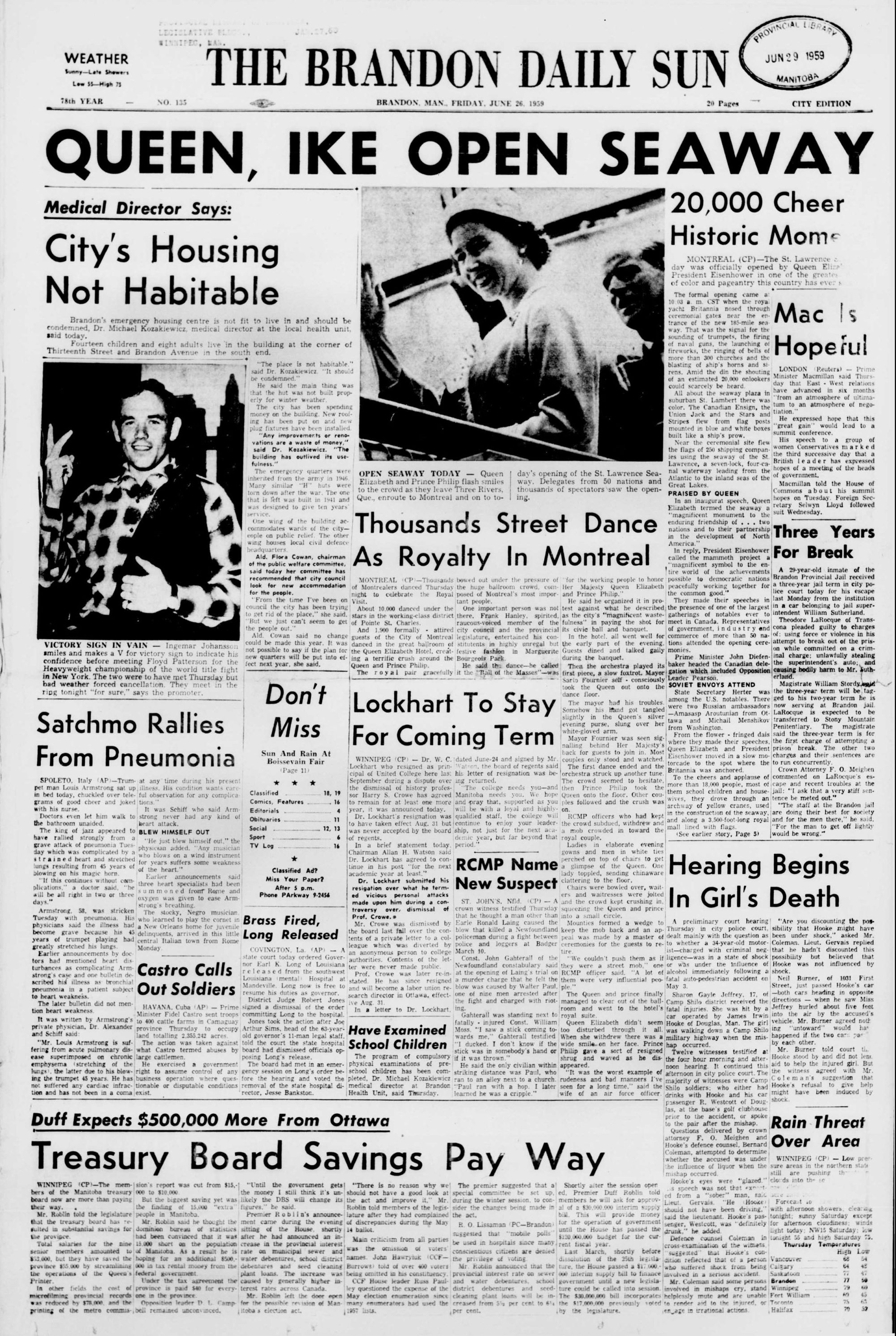 The history of Queen Elizabeth II in the pages of The Brandon Sun ...