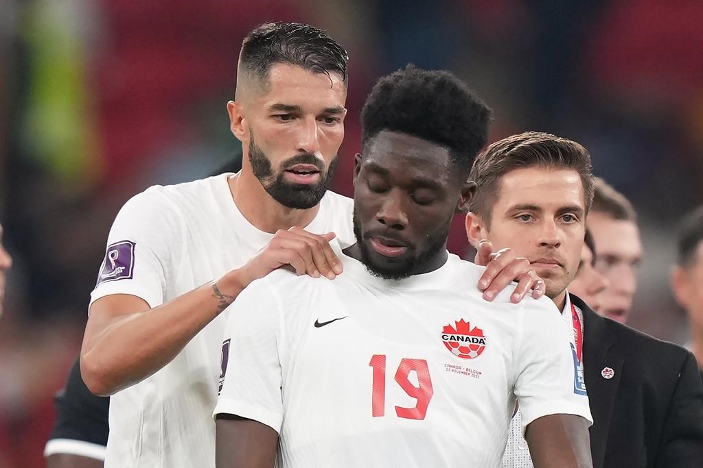 Canada’s Alphonso Davies offers his take on loss to Belgium at World ...