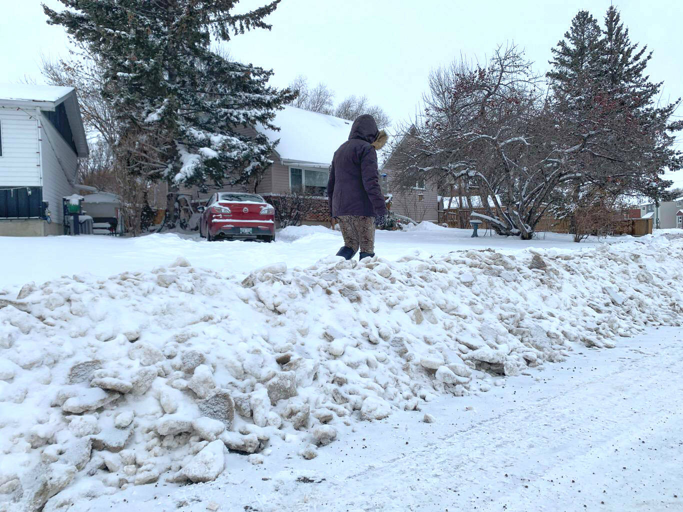 Snow place to go: Senior laments ridge left by grader – Brandon Sun