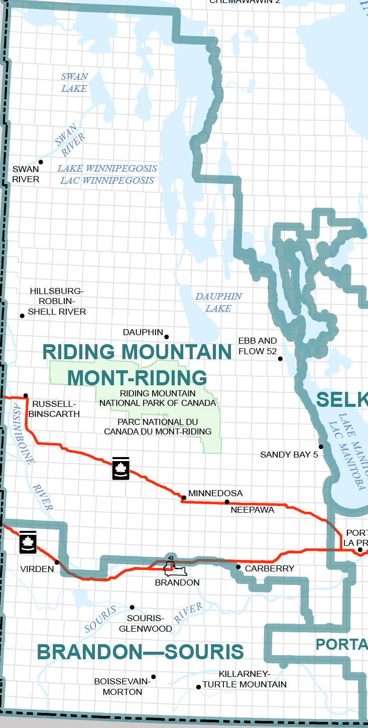 Commission tables final electoral ridings proposal – Brandon Sun