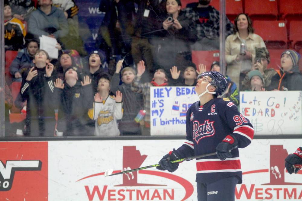 Bedard silences record crowd with late winner – Brandon Sun