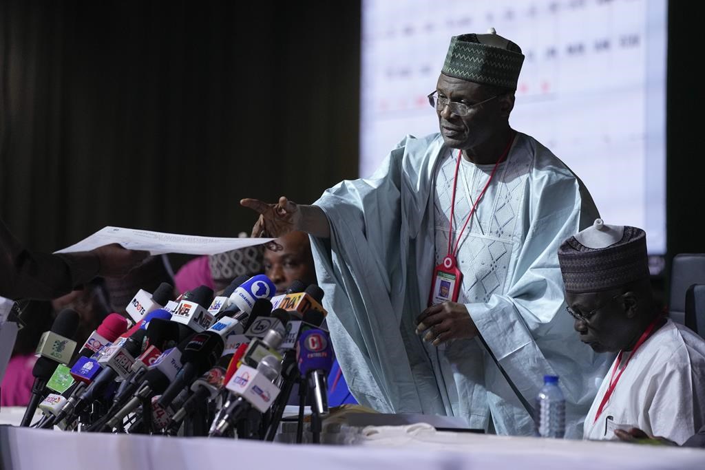 Nigeria’s Bola Tinubu declared winner of presidential vote – Brandon Sun