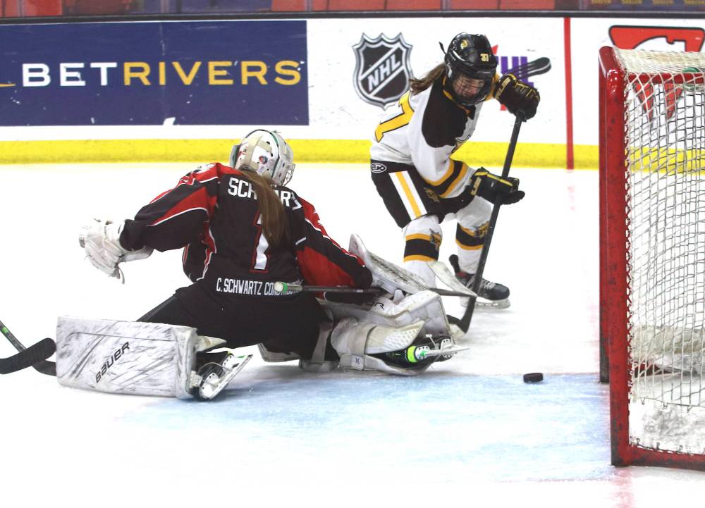 IN LOCAL HOCKEY PLAYOFF ACTION – Brandon Sun